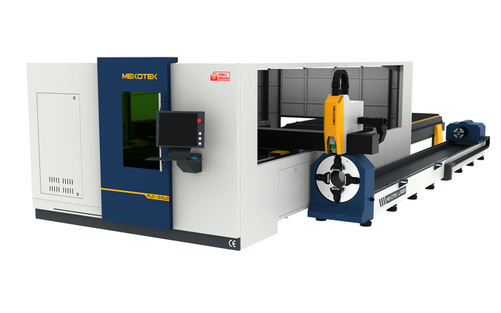FLC-P 2040 - Covered Type & Pipe Profile Fiber Laser - Mekotek Fiber Laser